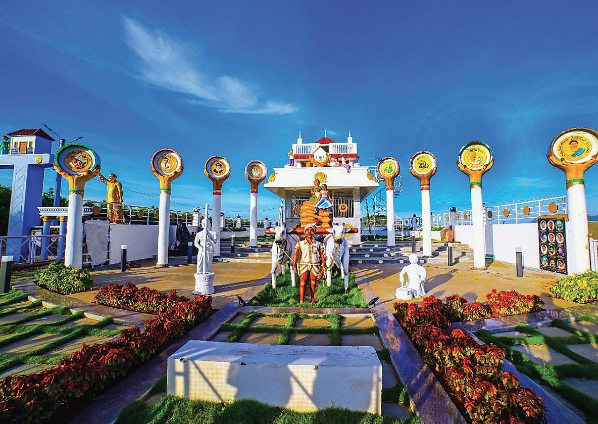 Museum-cum-temple 'Navartnalu Alayam' dedicated to Andhra Pradesh CM ...