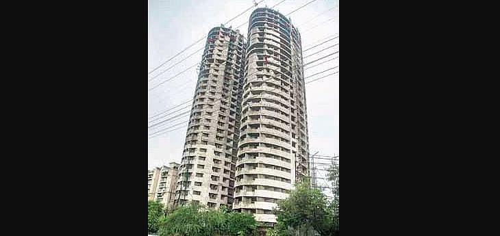 Demolition prepration of Noida's Supertech twin towers complete