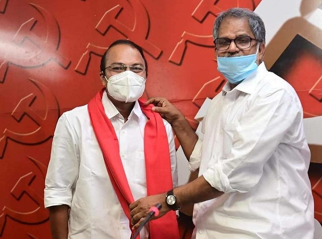 Expelled Congress leader PS Prasanth joins CPM in Kerala