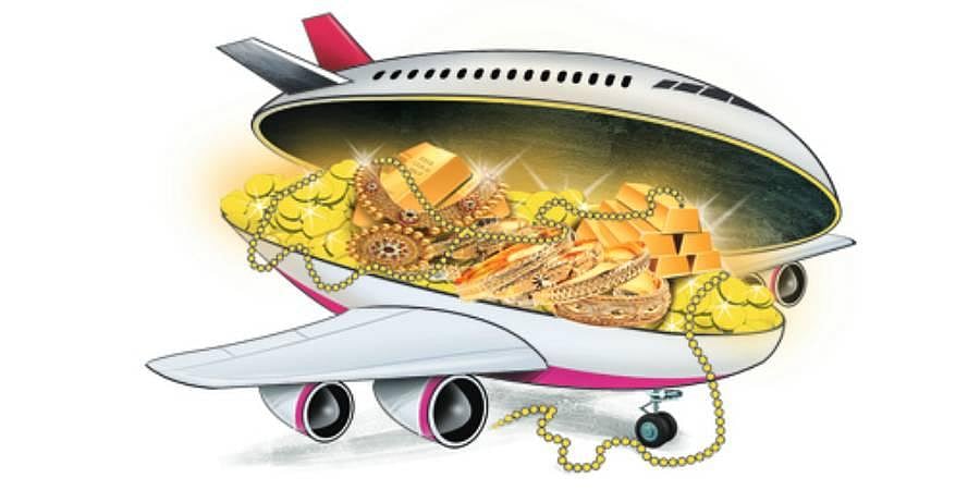 2 held at Delhi airport for smuggling gold worth about Rs 58 lakh: Customs