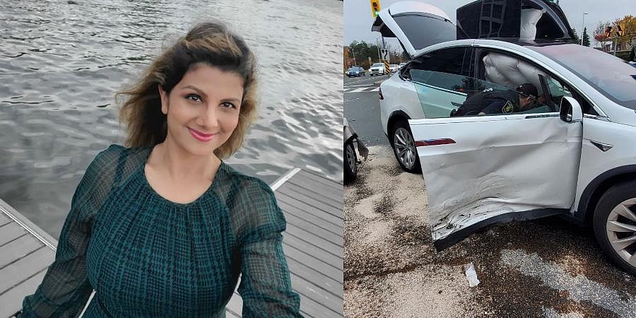 Actor Rambha and her kids injured in car crash in Canada, daughter ...