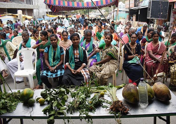 Coimbatore: Protest against industrial park plan in Annur