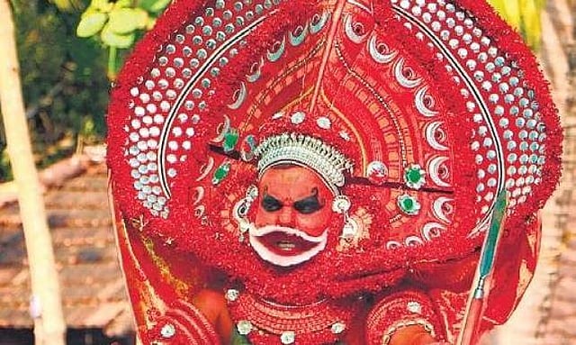 Theyyam calendar of Kannur DTPC out