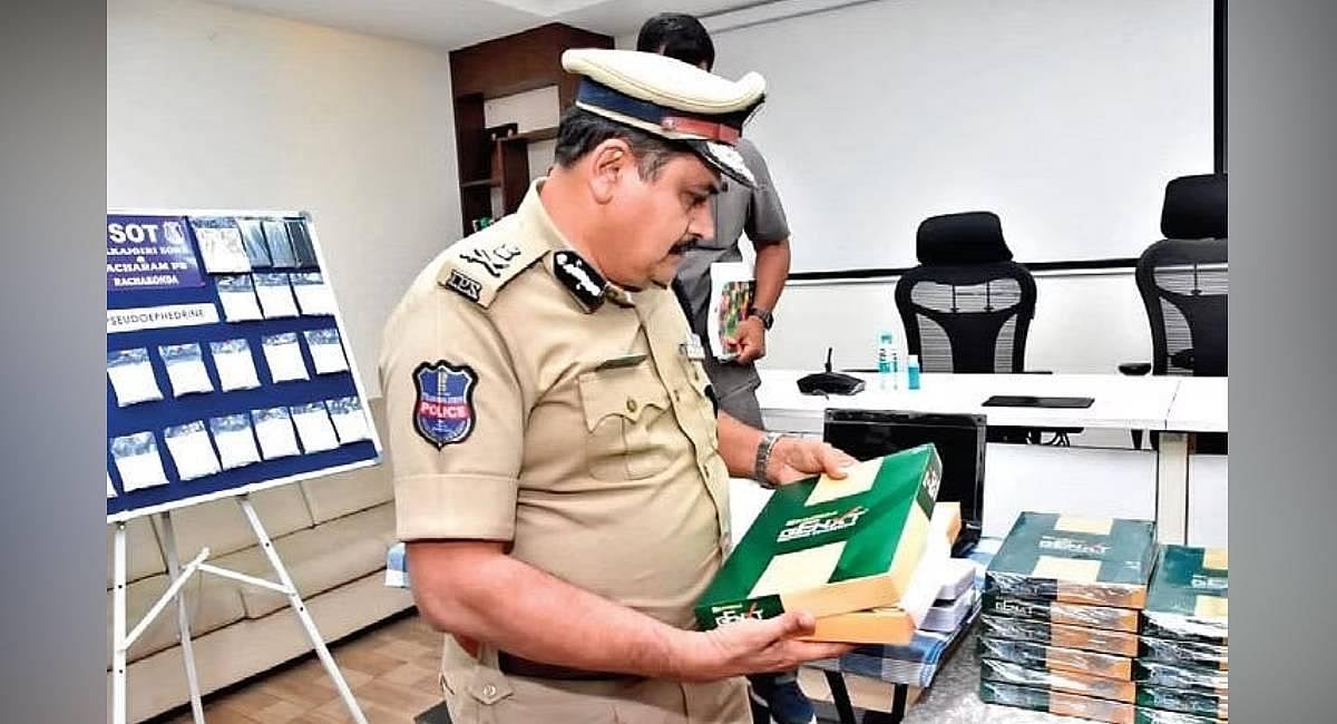 International drug racket busted in Hyderabad, two held