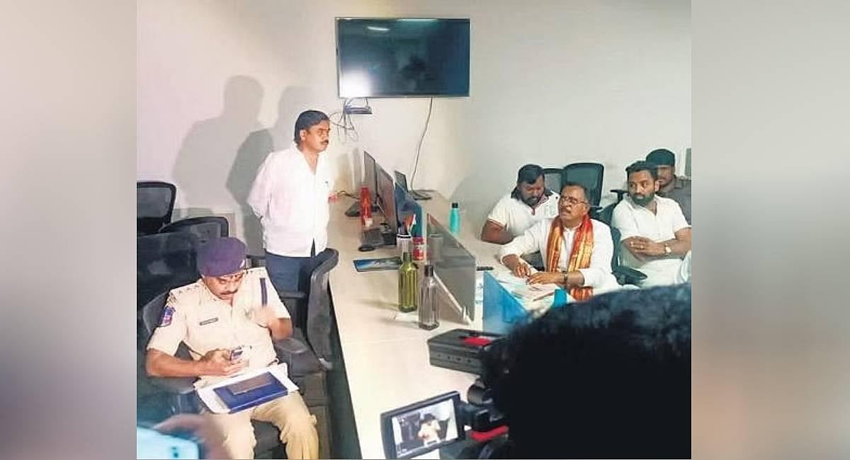Cops raid Congress strategist’s office, arrest 3 employees in Telangana