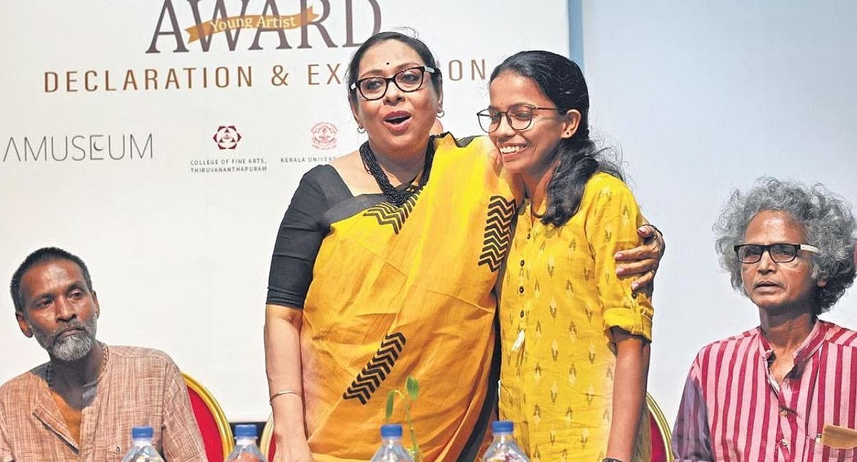 K P Krishnakumar Award for Kasaragod-based artist Dhanya