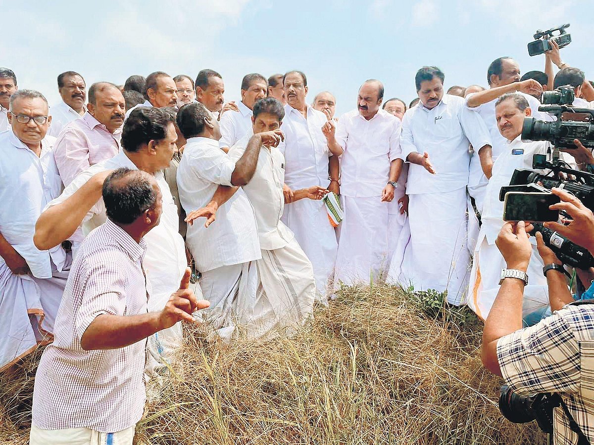 UDF team visits Kuttanad, accuses govt of ignoring farmers’ distress