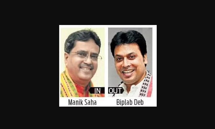 Blundering Biplab out, Saha to be Tripura CM