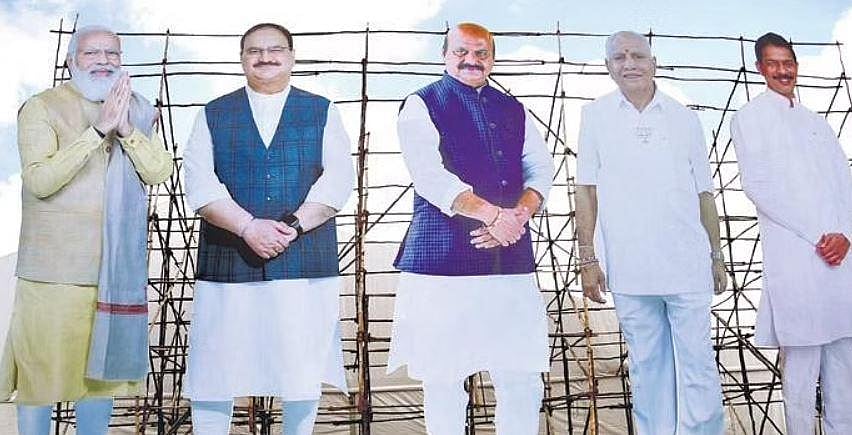 Facing anger, Bommai’s big-ticket rally cancelled after Nadda’s nudge