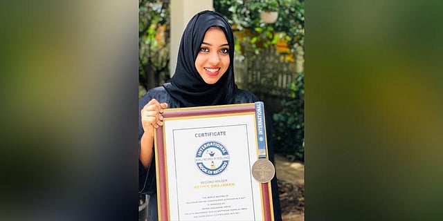 On top of world with 81 certificates in 24 hours -- meet Kerala's Rehna ...