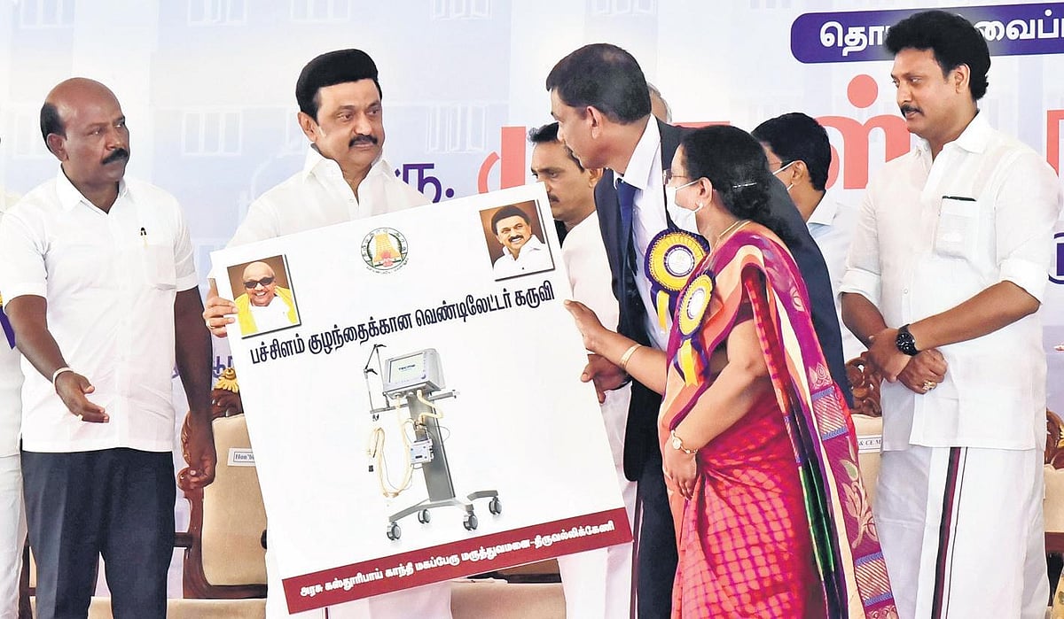 Stalin inaugurates hospital buildings worth Rs 195 crore