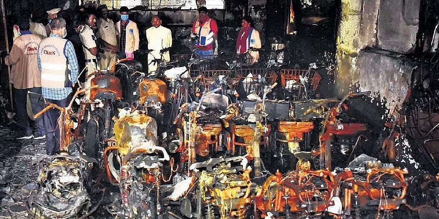 Centre orders probe into Secunderabad e-bike showroom fire