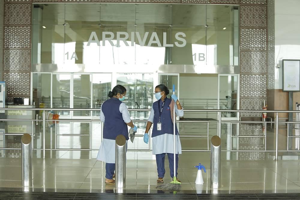 Taxiway at Tiruchy International Airport in commissioning stage