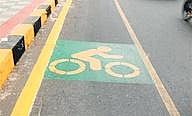 46-km cycle track near Gandipet on anvil: KTR