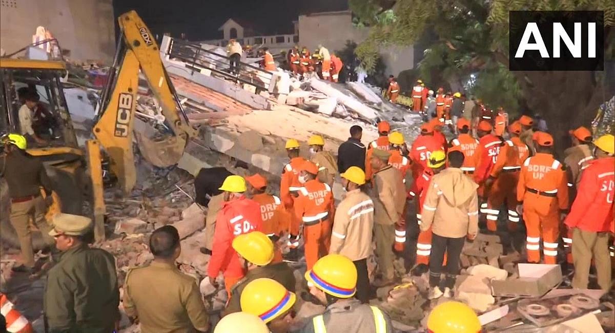 Multi-storey building collapses in Lucknow; nine rescued, many feared ...