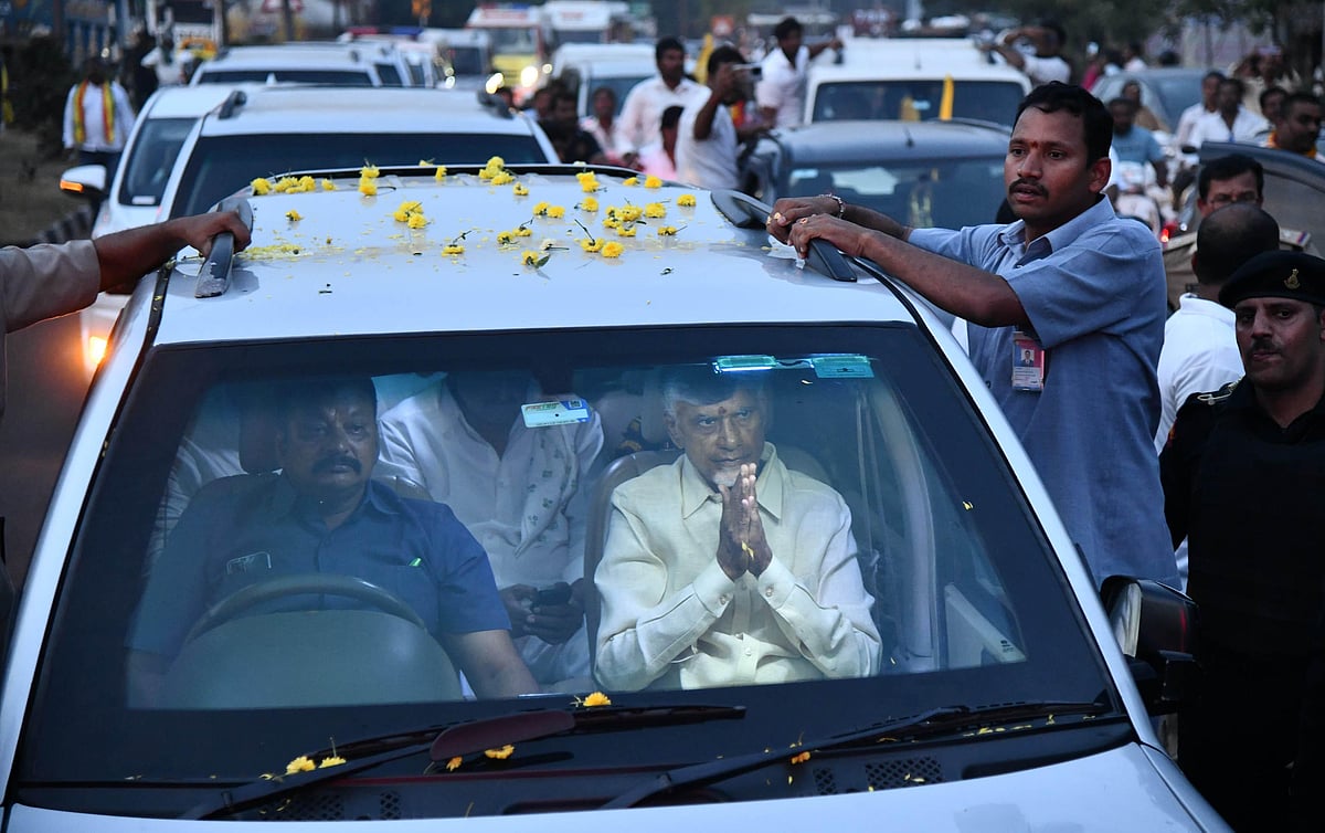 TDP cadres celebrate Naidu’s release from prison in a big way