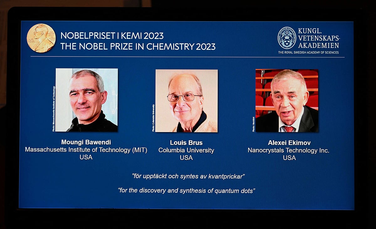 Trio win chemistry Nobel for 'quantum dots' used to illuminate TVs, LED ...