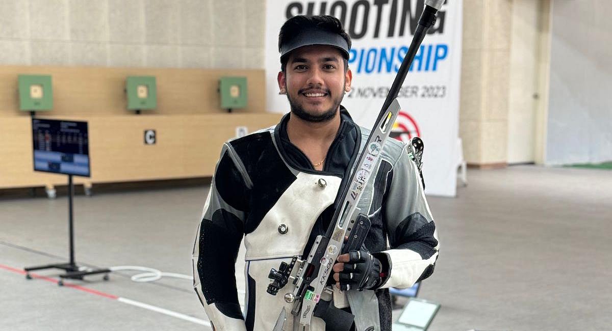 Aishwary Pratap Singh Tomar wins 50m rifle 3P gold in Asian Shooting ...