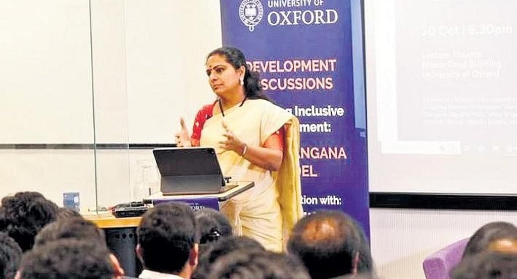 Telangana model is an epitome of equitable development, says Kavitha