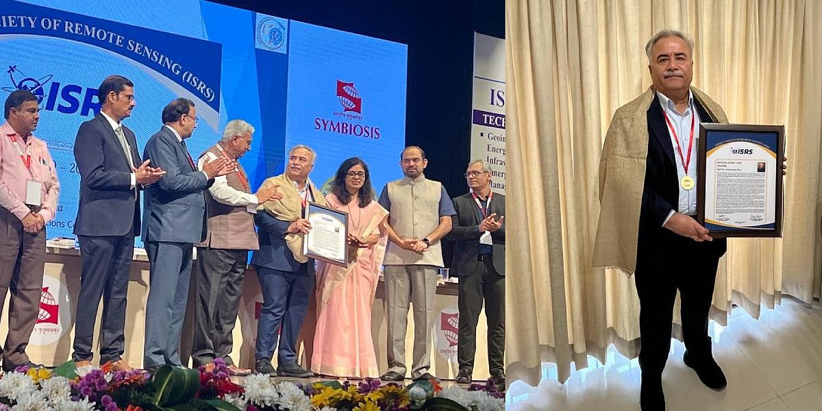 SRM-Andhra Pradesh Vice-Chancellor receives Bhaskar Award