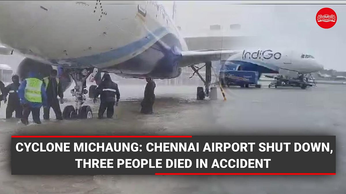 Cyclone Michaung: Chennai airport shut down, three people die in accidents