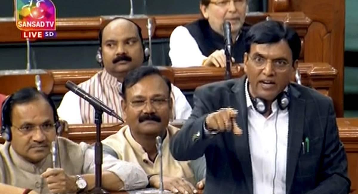 Noisy scenes in LS: Mandaviya accuses DMK, Cong of misleading people on issue of AIIMs Madurai