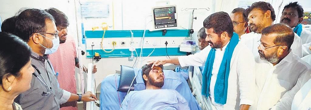 Revanth blames Dasyam for brutal attack on Thota Pavan