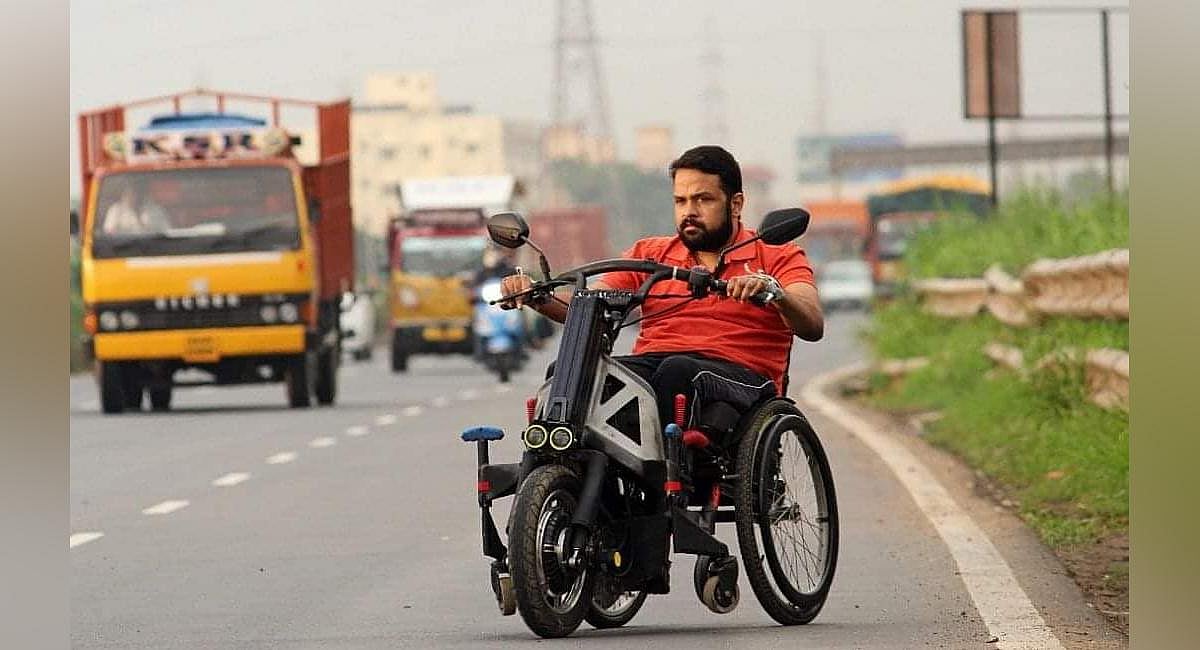 Odia engineer adds wings to wheelchairs, turns it into electric vehicle