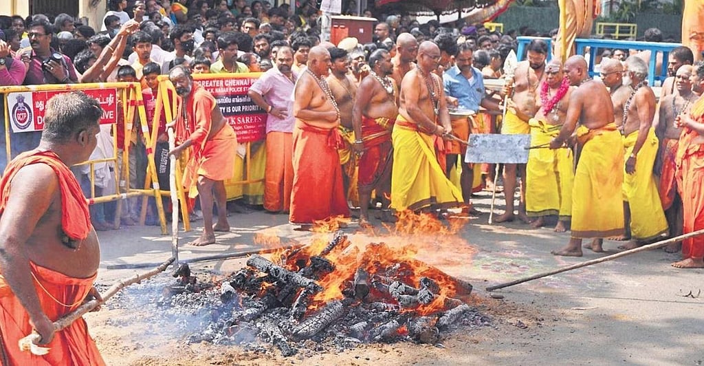 A display of devotion