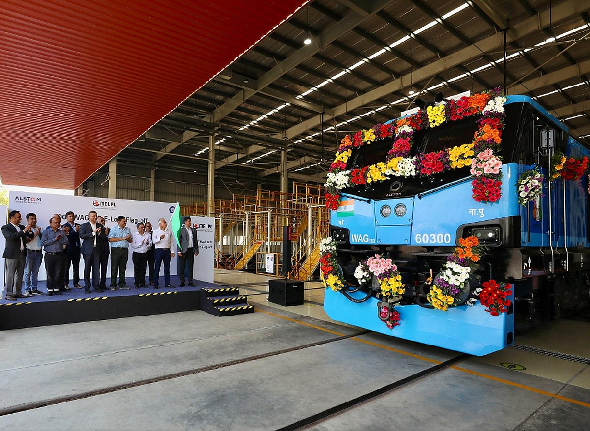 Alstom delivers 300 electric locos to Indian Railways; freight trains ...