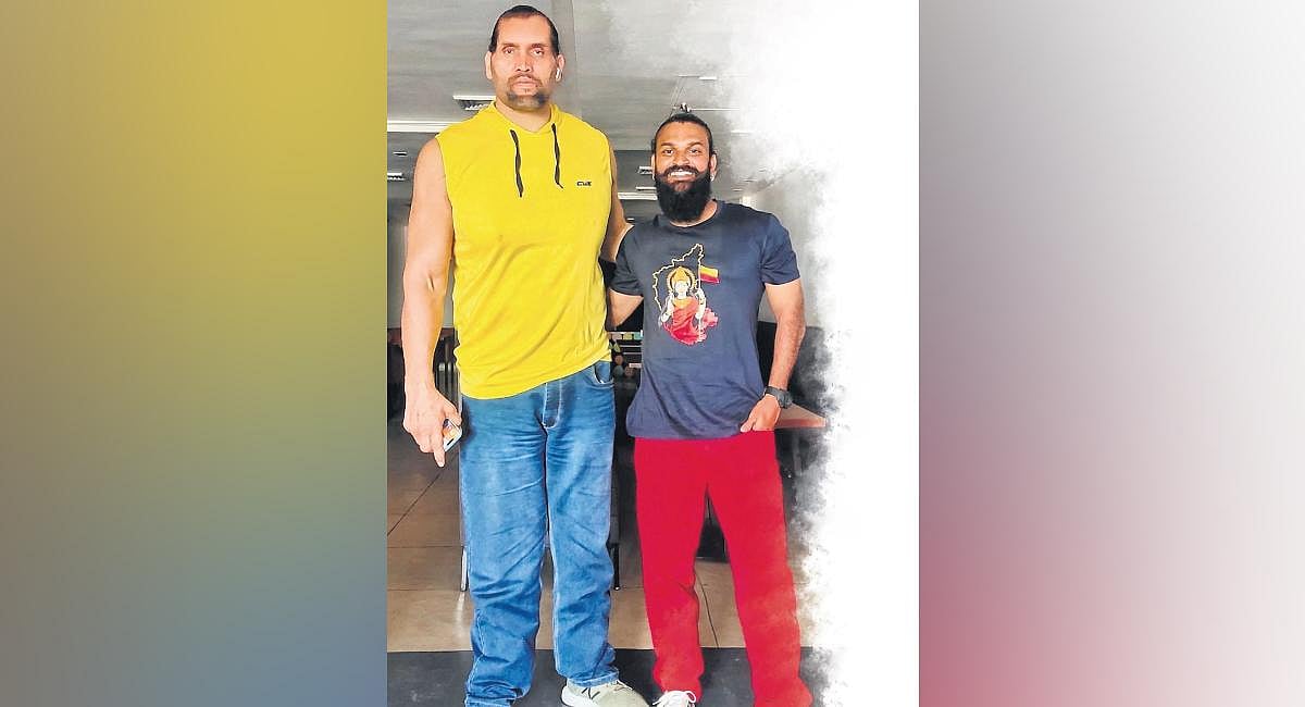 WWE Champion The Great Khali is making his South Indian film debut with ...