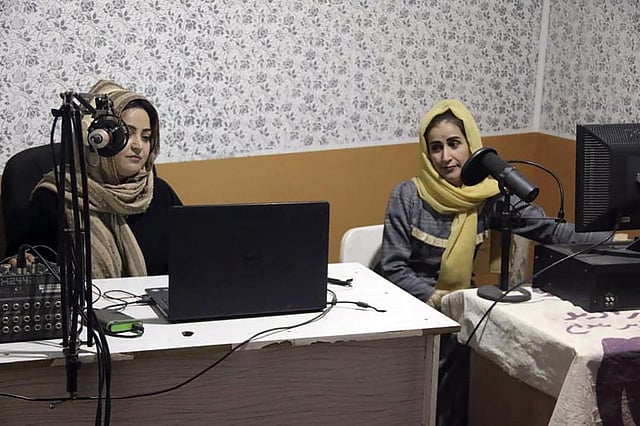 Taliban close women-run Afghan radio station for playing music
