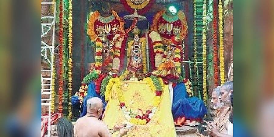 Vontimitta annual Brahmotsavams begins in Andhra Pradesh