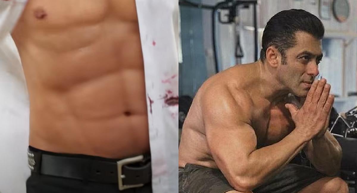 Salman Khan dispels VFX rumours, shows off his abs at 'Kisi Ka Bhai ...