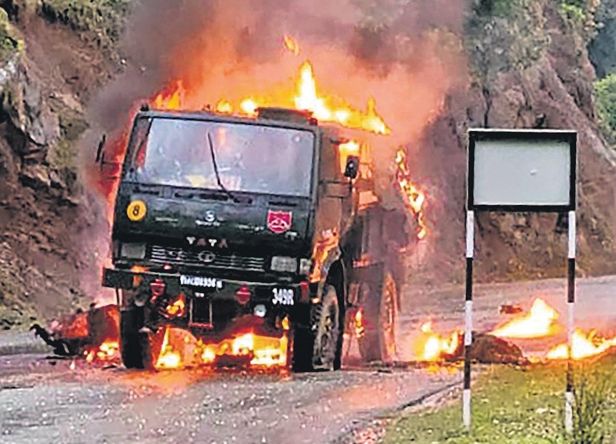 J&K terror attack on army truck kills five Jawans