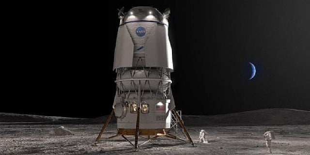 After SpaceX, NASA taps Bezos's Blue Origin to build Moon lander