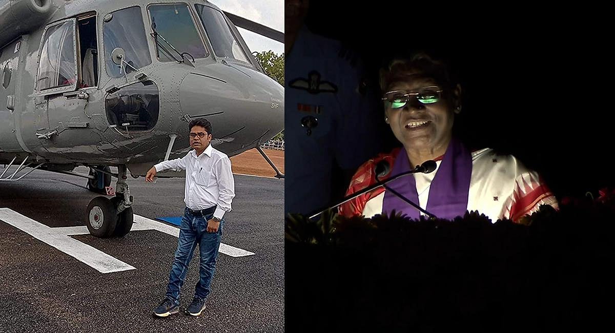 Another security lapse: Man poses with President’s chopper in Odisha