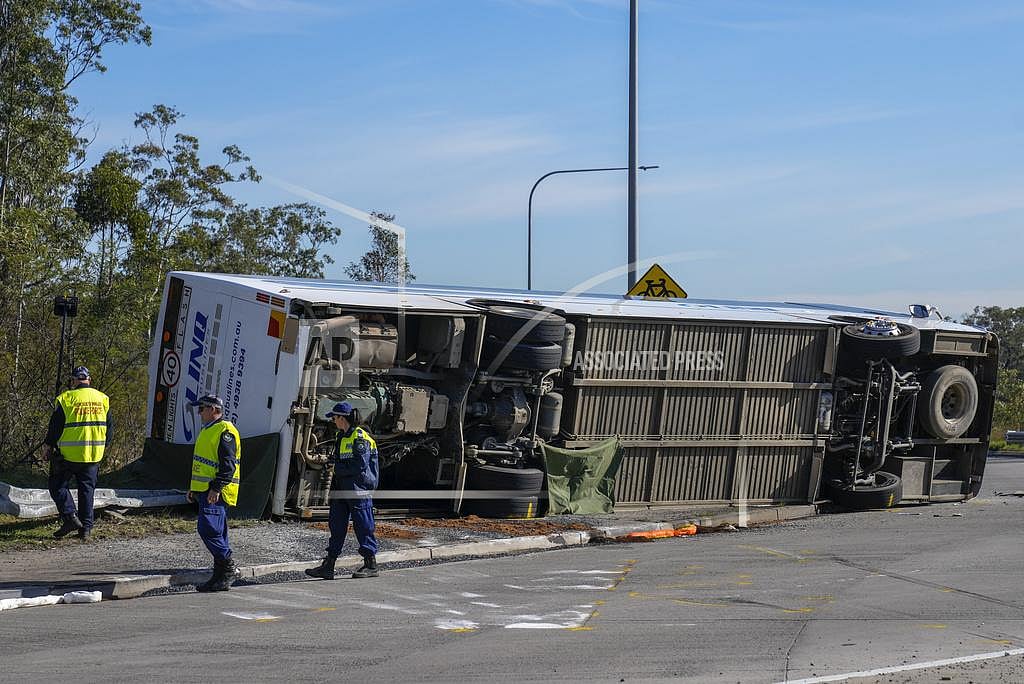 10 dead, 25 injured in Australian wine country bus crash: police