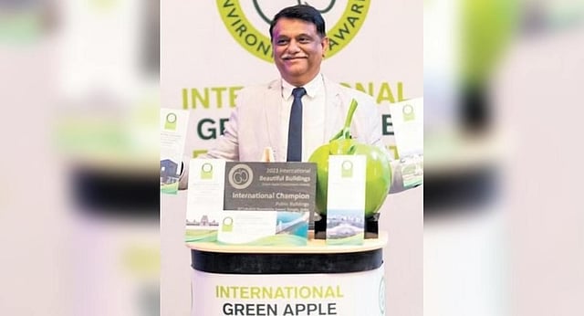 MAUD official Arvind Kumar receives Green Apple awards in London