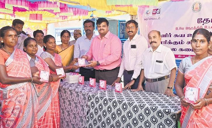 Now, buy sanitary pads at PDS shops in Karur
