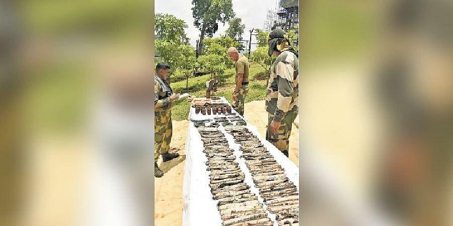 Maoist dump unearthed by BSF in Odisha's Kalimela