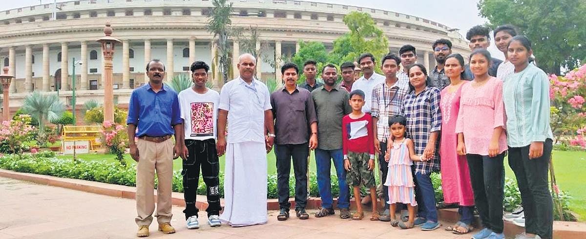 Agali school’s electoral club takes a rare trip to Parliament
