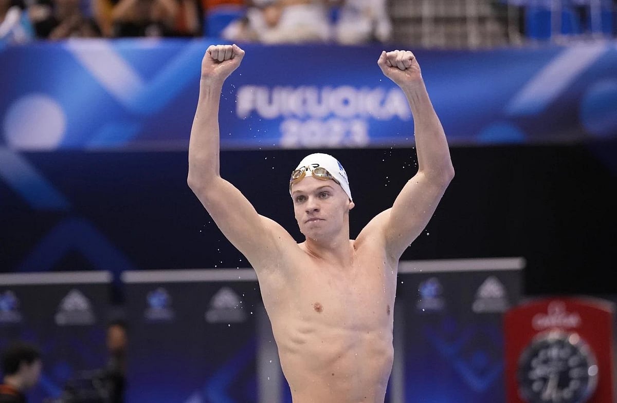 French star Leon Marchand breaks Michael Phelps’ 400-meter IM world record