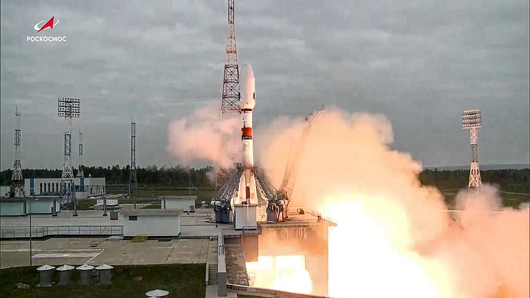 Russia launches Luna-25 craft, 1st moon mission in 50 years
