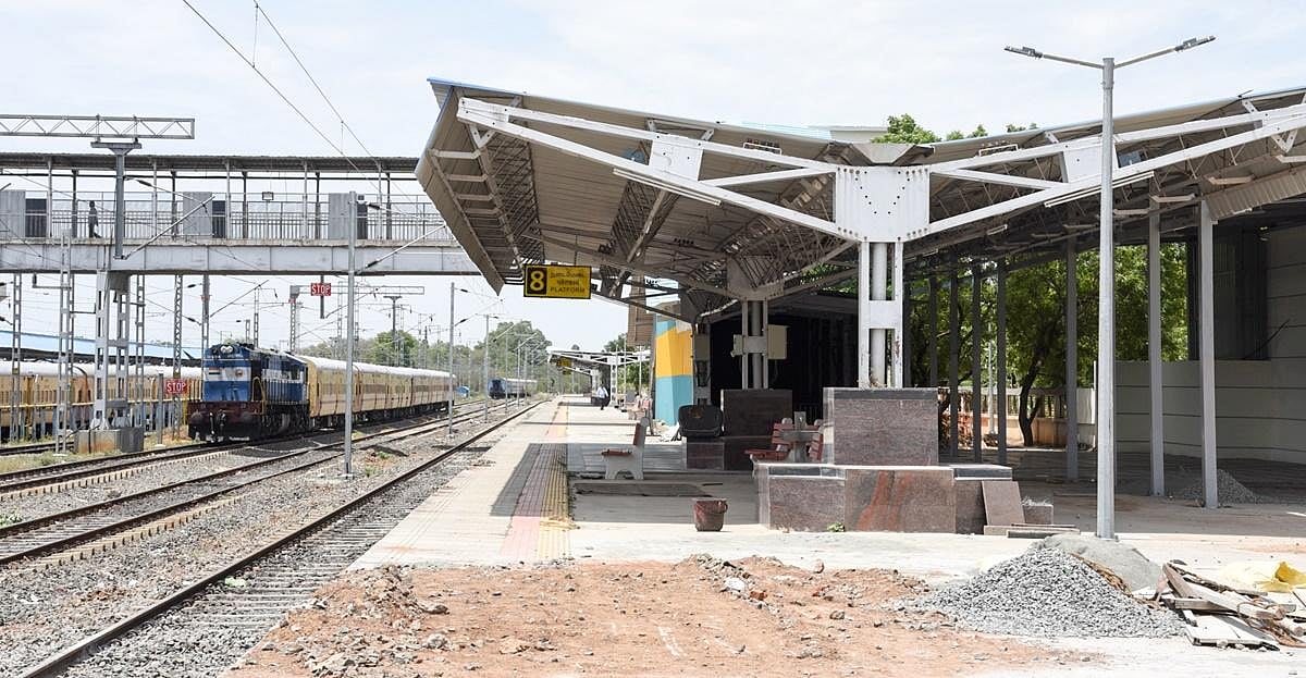 Tiruchy junction’s Platform 8 opened for use, to ease rush at main entrance