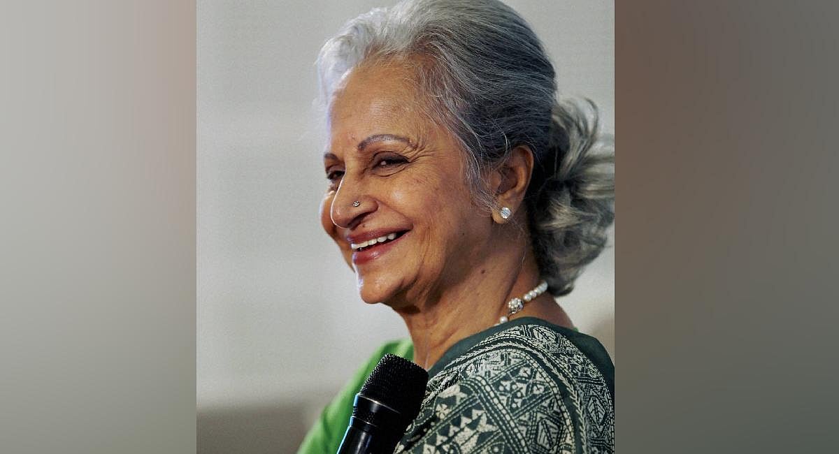 Veteran actor Waheeda Rehman to be conferred with Dadasaheb Phalke Award