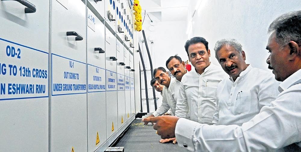 Transformer centre set up four metres underground in Malleswaram