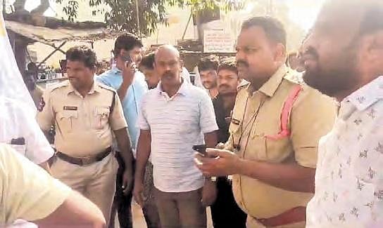 TDP-BJP dispute over New Year banners leads to tension in Dharmavaram