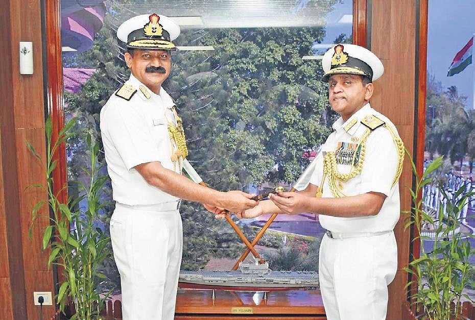 Vice Admiral V Srinivas takes over as SNC chief