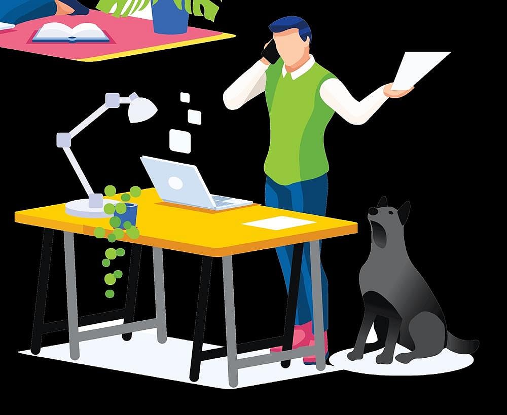 An Elusive Balance: WFH during pandemic upends harmony between personal ...